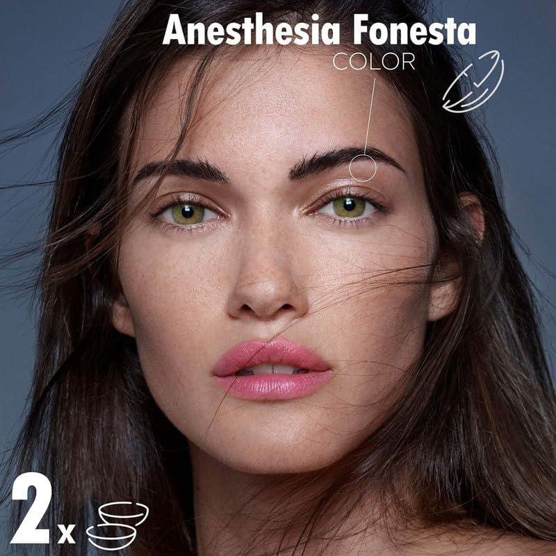 Anesthesia Colored Contact Lenses - Fonesta Bright Green Dioptria -0.00 ...