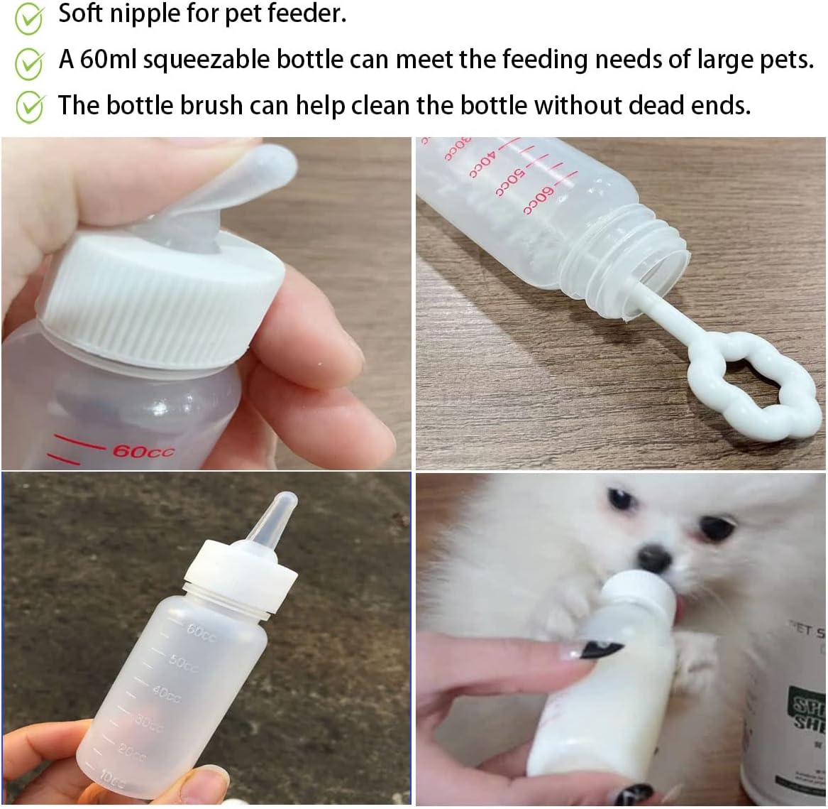 Puppy Syringe Feeder Puppy Nursing Bottle Pet Syringe Feeding Kit ...