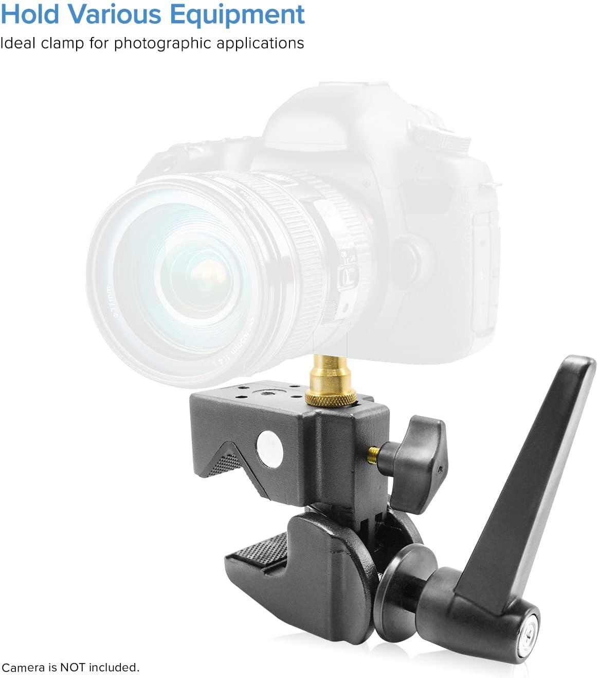 LimoStudio Super Clamp with Metal Stud for Photo Video Studio - AGG1108 ...