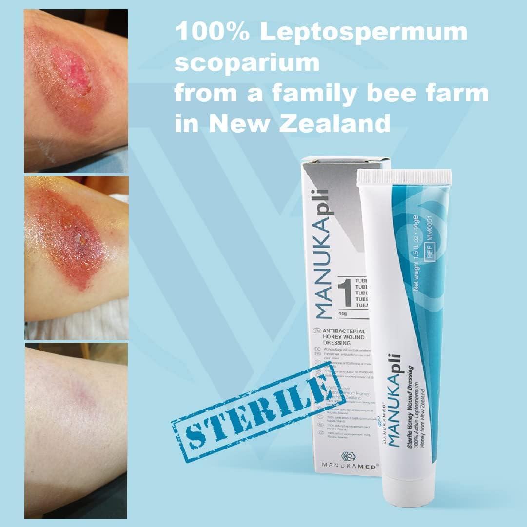 ManukaMed MANUKApli Sterile Wound Dressing with Pure Medical Manuka ...
