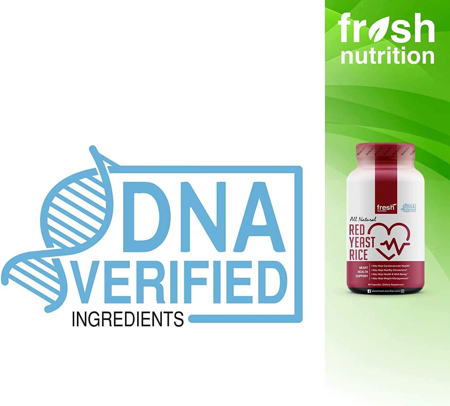 DNA Verified Red Yeast Rice Extract Powder - Non-GMO, Vegan Friendly ...
