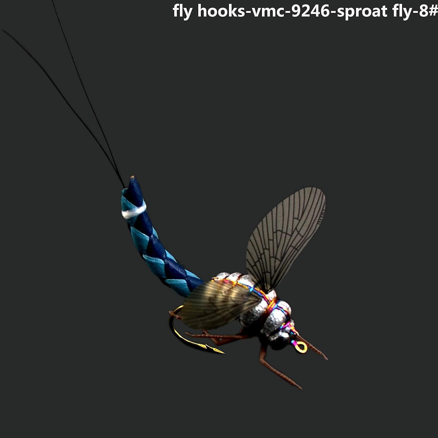 Premium Fly Fishing Flies Set with Box - Nymphs Dry Wet & Streamers ...