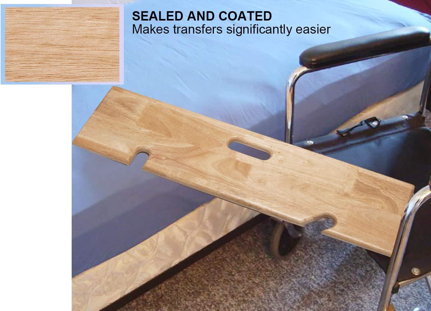 Wooden Slide Transfer Board - Heavy Duty Assist Device for Seniors and ...