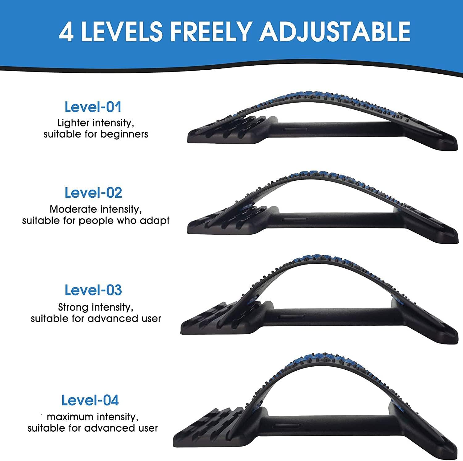 Spine Deck Back Stretcher for Lower Back - 4-Level Back Cracker in ...