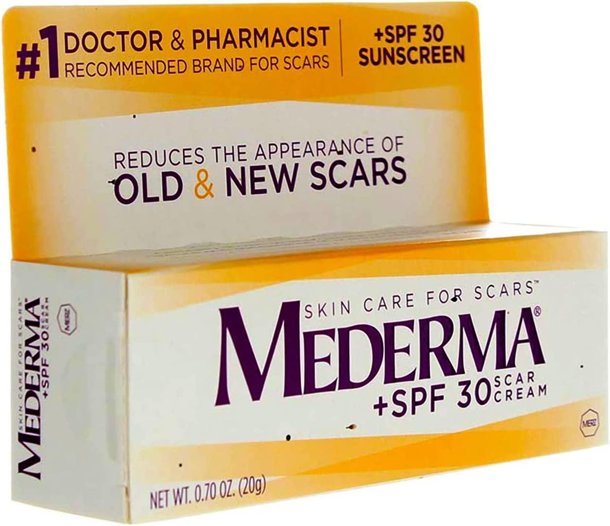 Mederma Scar Cream with SPF 30 - 0.70 oz (20 g) for Effective Scar ...