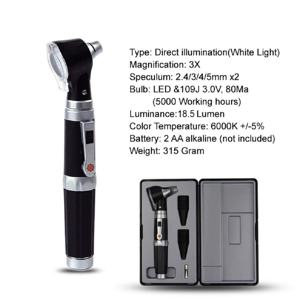 Bysameyee Mini Ear Otoscope | LED Light | Magnification Diagnostic Tool ...