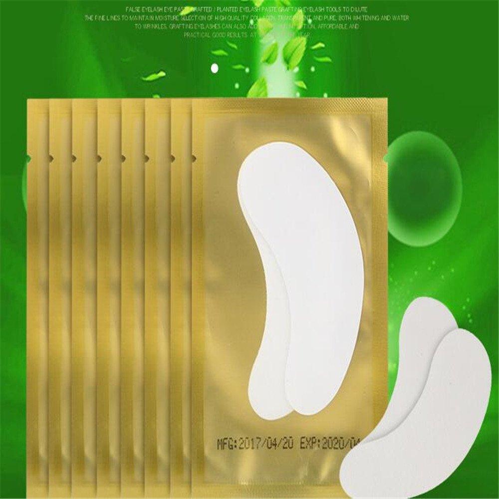 100 Pairs Set Eye Gel Patches - Lint Free Under Eye Pads for Lash ...