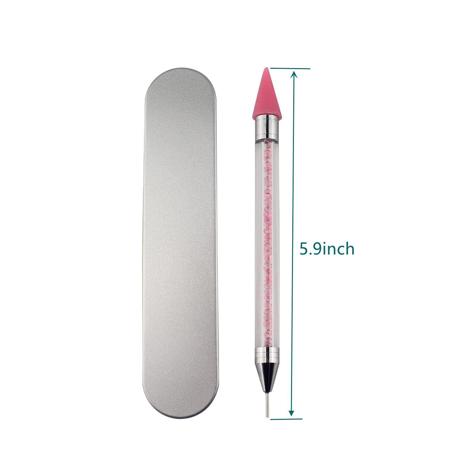 Nail Rhinestone Picker Dotting Tool - Dual-ended Diamond Painting Pen ...