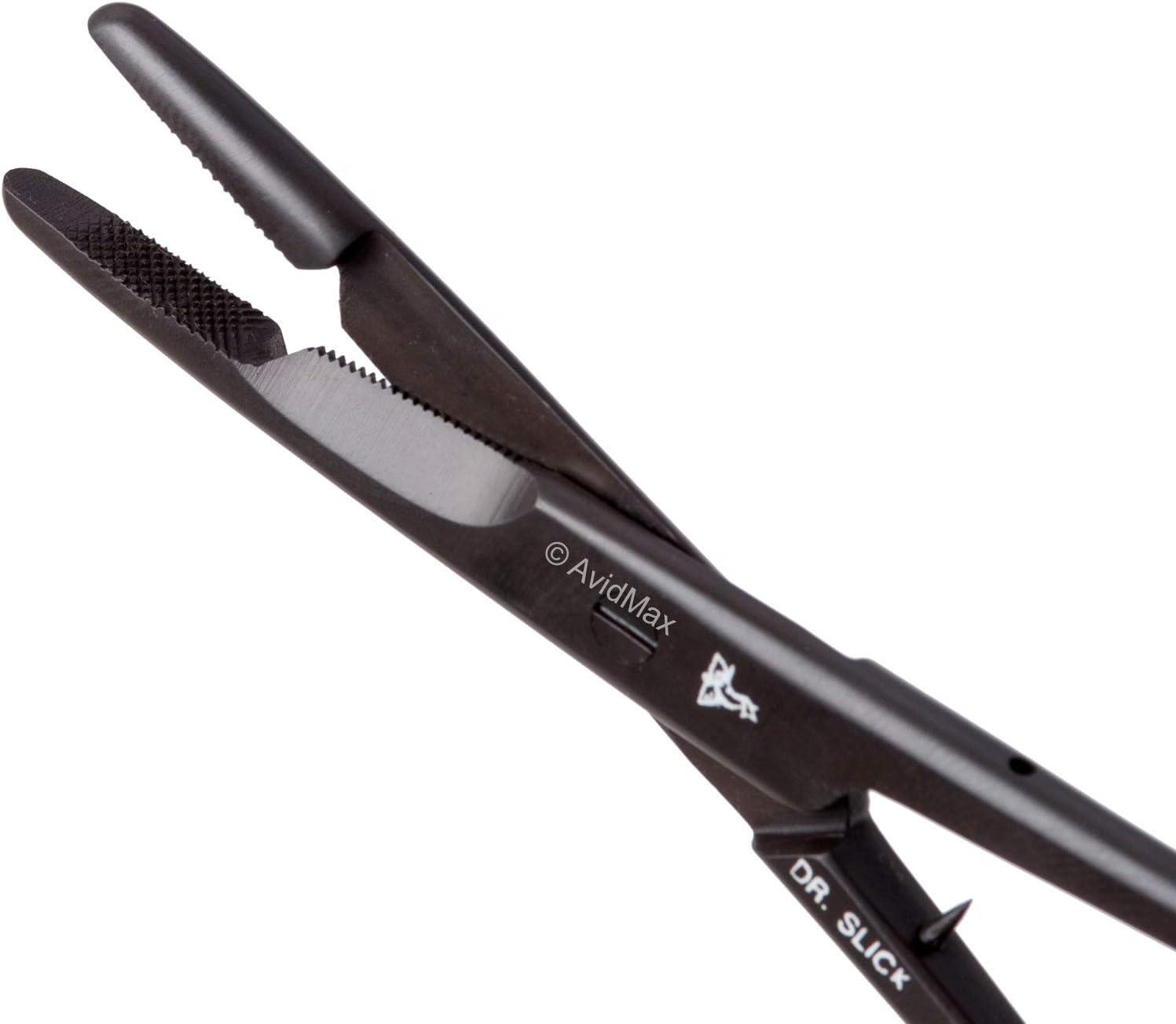 Dr. Slick Scissor Clamps Black Straight 5.5 - Top Quality Fishing Tool | Buy Now with Express ...