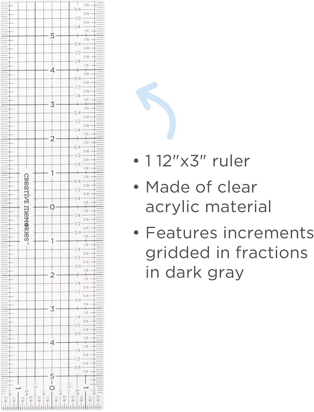 Creative Memories Zero Centering Ruler: Precision Crafting Tool | Buy ...
