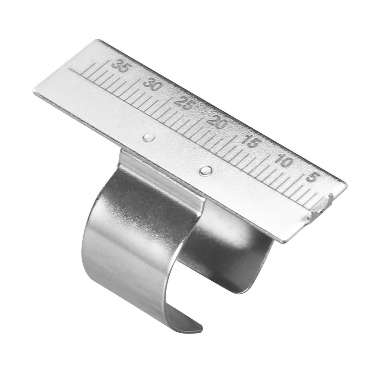 Buy Healifty Finger Ruler Measuring Scale - Stainless Steel Endo Gauge ...