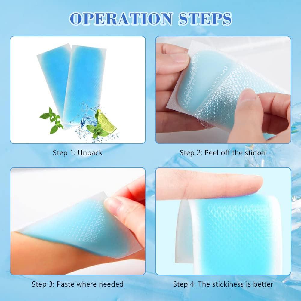 Fiever Cooling Plaster - 30 PCS Heat Stroke Relief & Cold Compress for ...