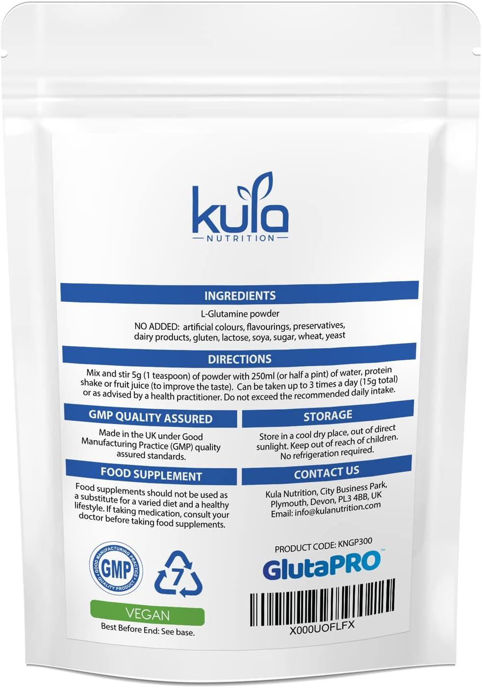 GlutaPRO Pure L Glutamine Powder 300g - Muscle Growth & Gut Health ...