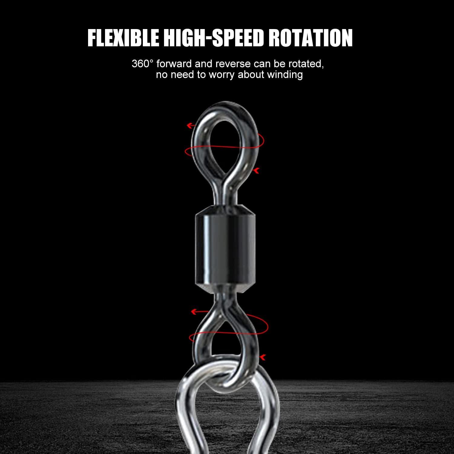 QIQN Float Stopper - 6 in 1 Rubber Fishing Bobber Stopper with Swivel ...