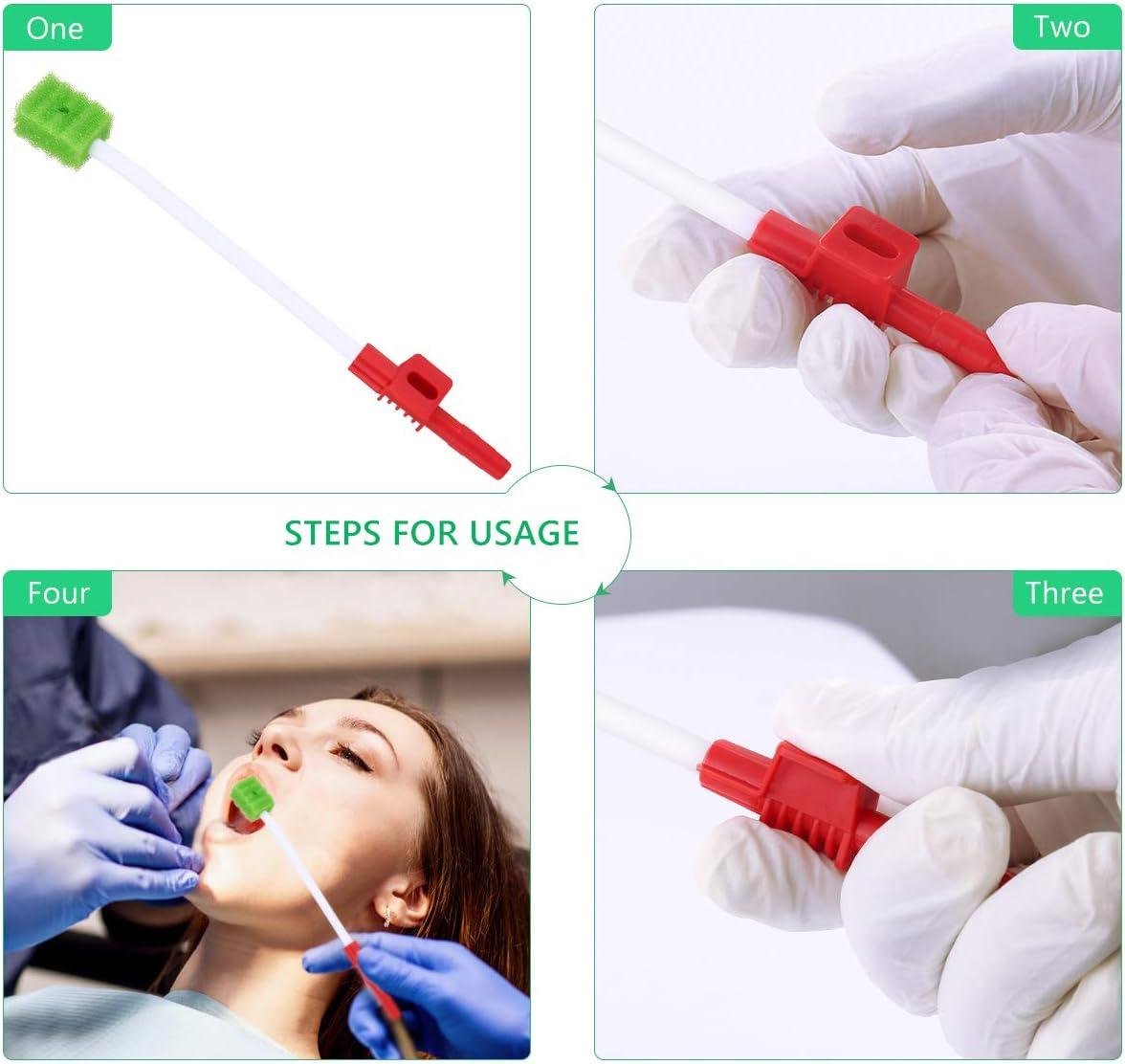 Wellgler's Oral Care Single Use Suction Swab (Box of 60) - 60 Pack ...