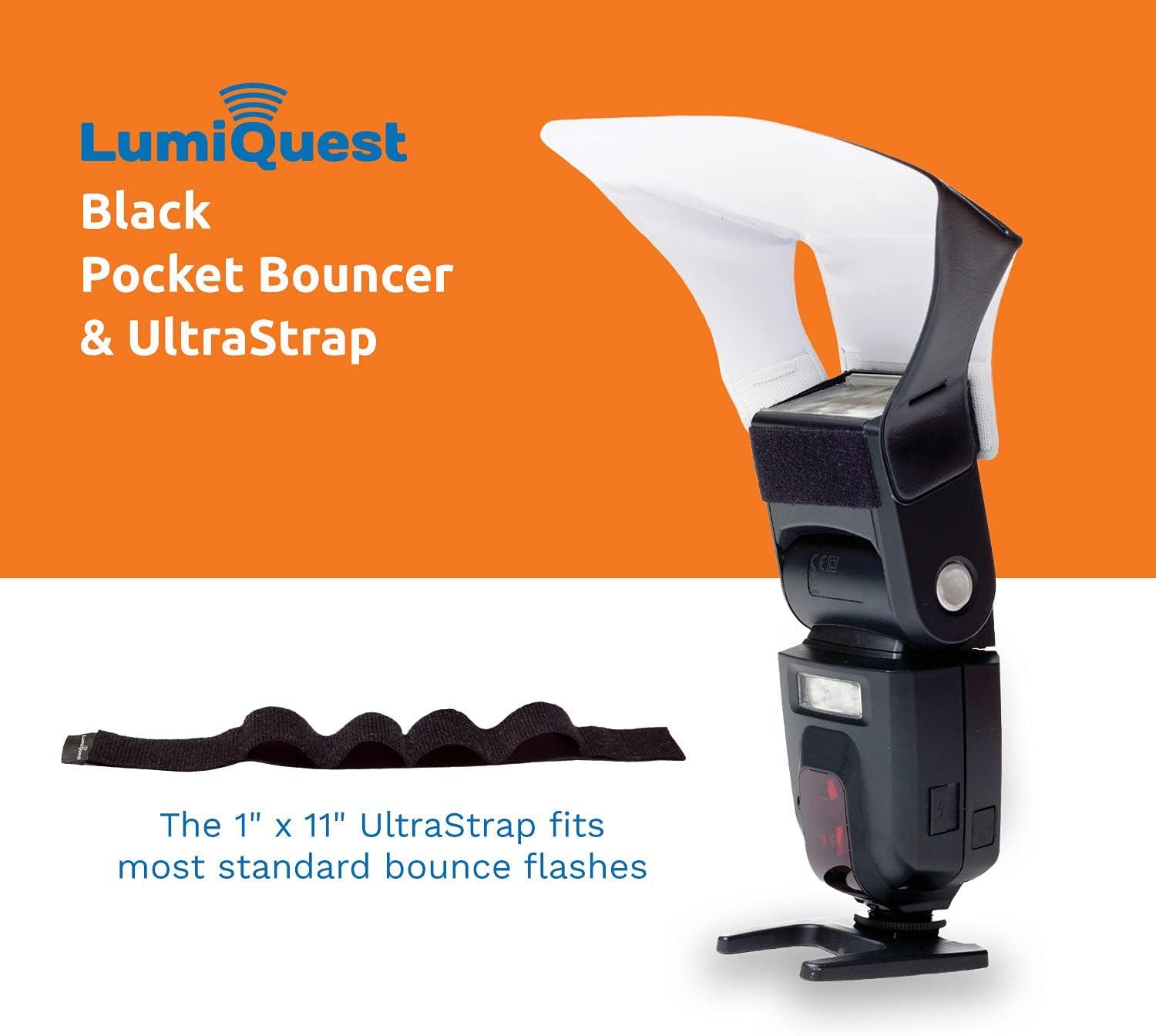 LumiQuest Flash Pocket Bouncer: Universal External Flash Diffuser with ...