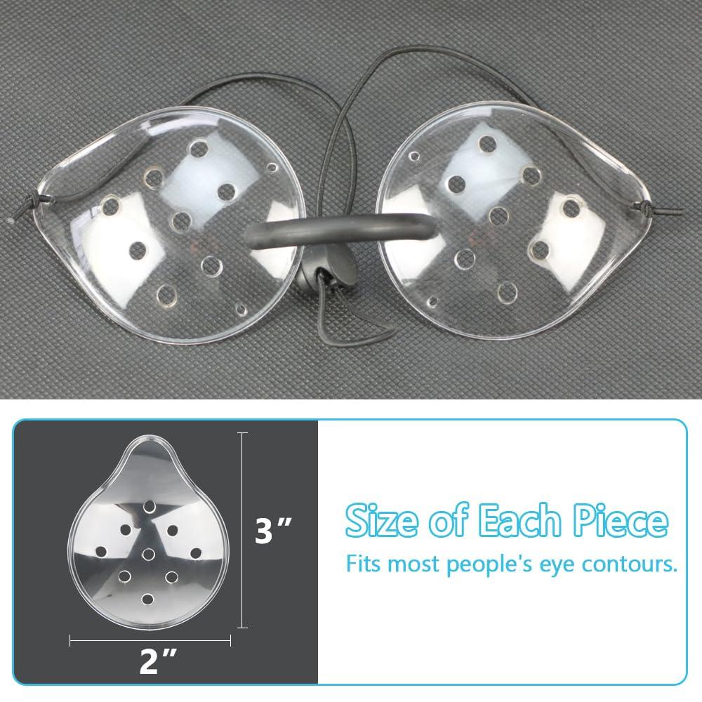 EDWERD Clear Eyes Protect Shield Glasses Eyes Post-Op Cover Breathable ...