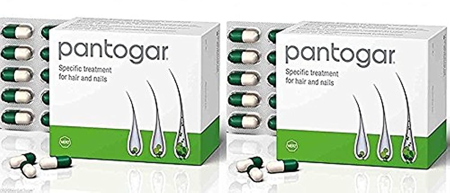 Pantogar 90 Capsule (2 Pack) - Promotes Hair Growth and Strengthens ...