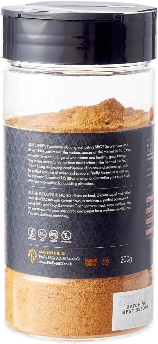 Firefly BBQ Korean Umami Rub - Authentic Korean Flavors for Your ...