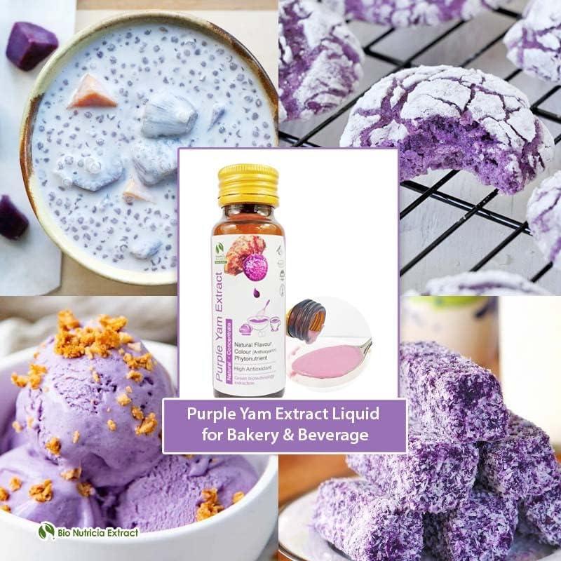 9x Ube Purple Yam 60gStandardized Extract Liquid. Yam Pure Flavour ...