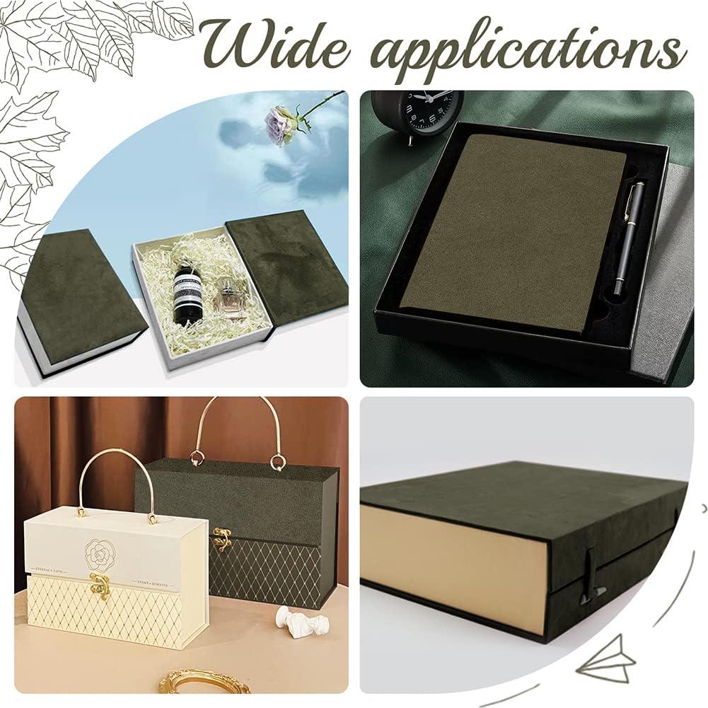 Olive Green Imitation Leather Book Binding Cloth - 39.4x16.9 Inch ...