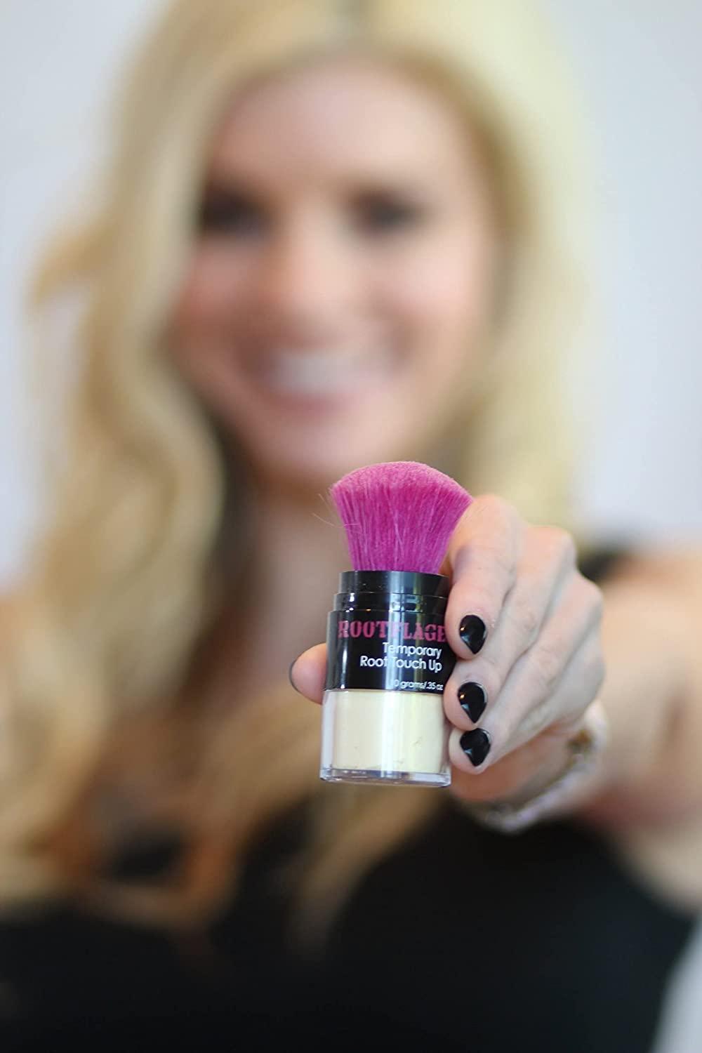 Rootflage Instant Blonde Root Touch Up Hair Powder - Temporary Hair ...
