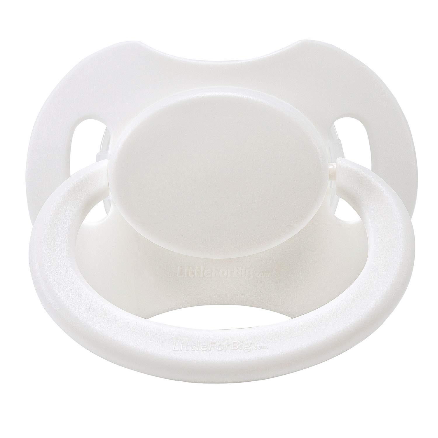 LittleForBig Bigshield Generation-II Big Sized Pacifier White Normal ...
