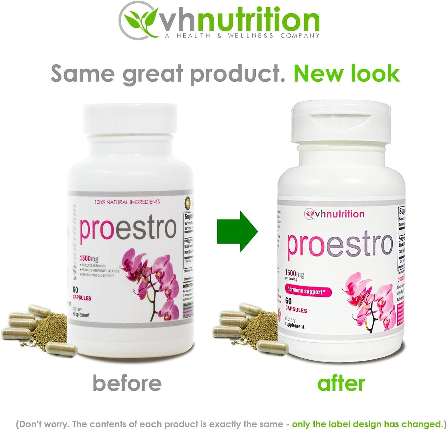 VH Nutrition PROESTRO | Estrogen Support Supplement for Women | Hormone ...