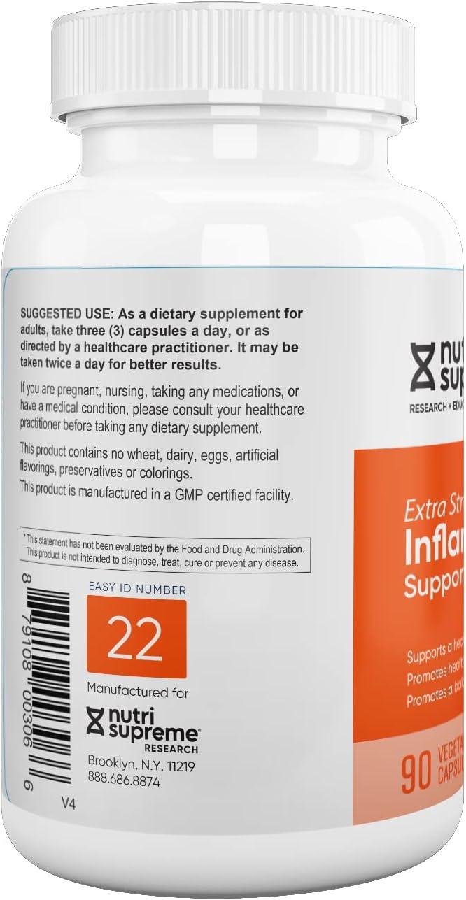 Nutri Supreme Boswellia Curcumin Ginger Root 90 Vegetarian Capsules ...