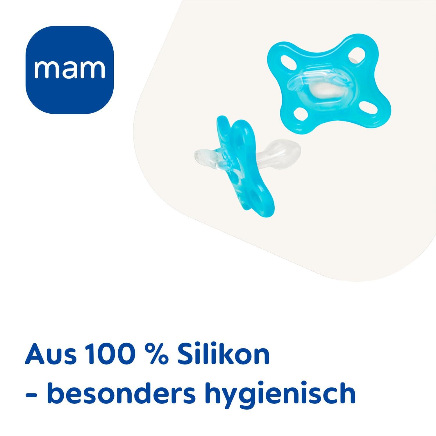 Shop MAM 100% Silicone Pacifier Comfort for Newborns - Extra Small ...