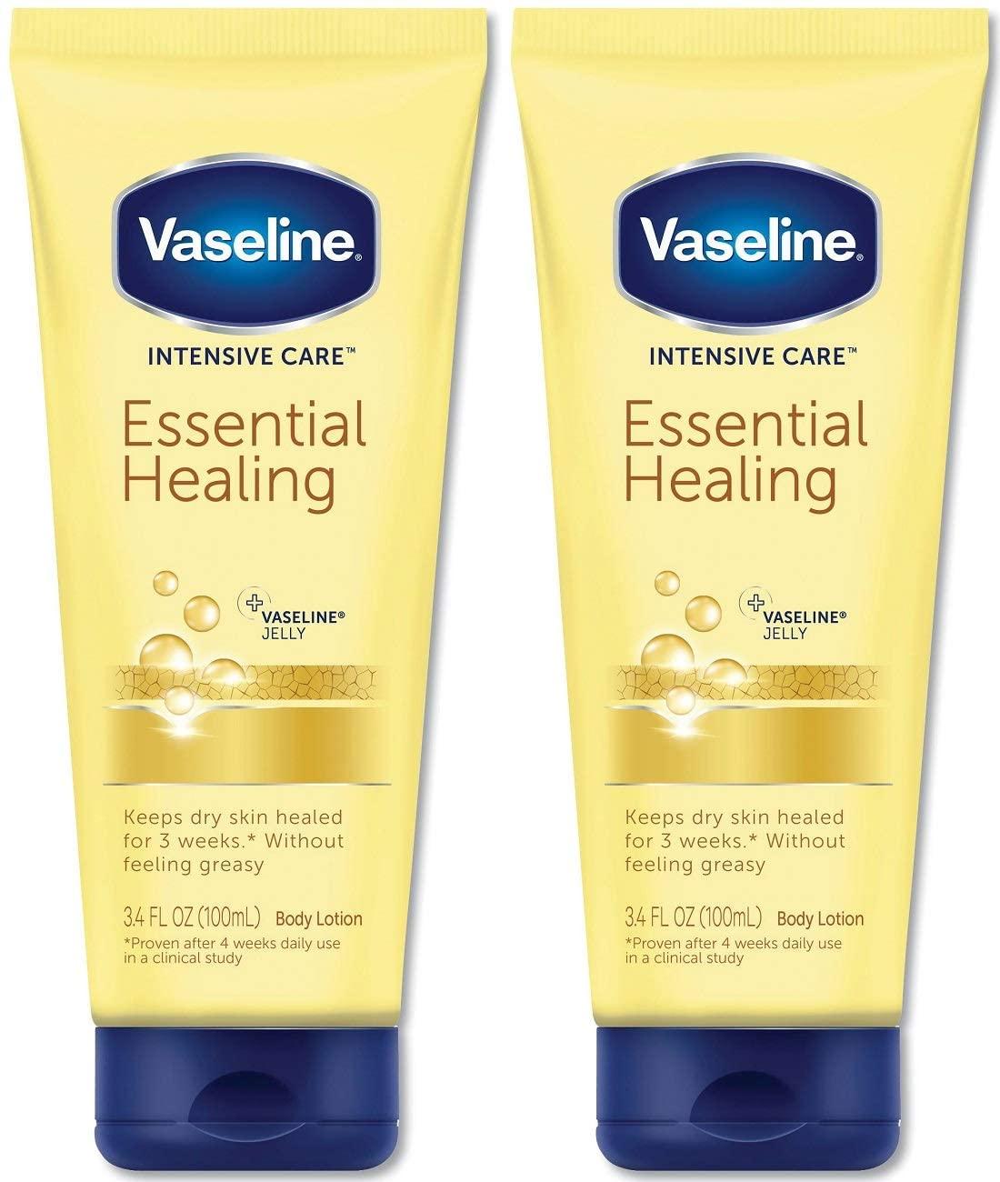 Vaseline Intensive Care Essential Healing Lotion 3.4oz (Pack of 2 ...