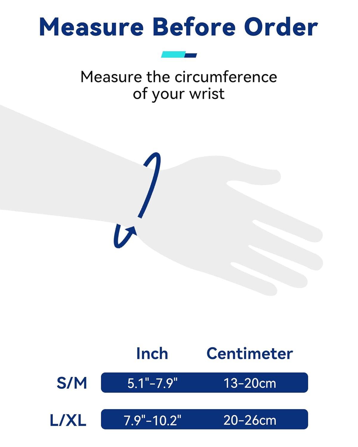 Fitomo Wrist Support with 3 Metal Splints for Carpal Tunnel Arthritis ...