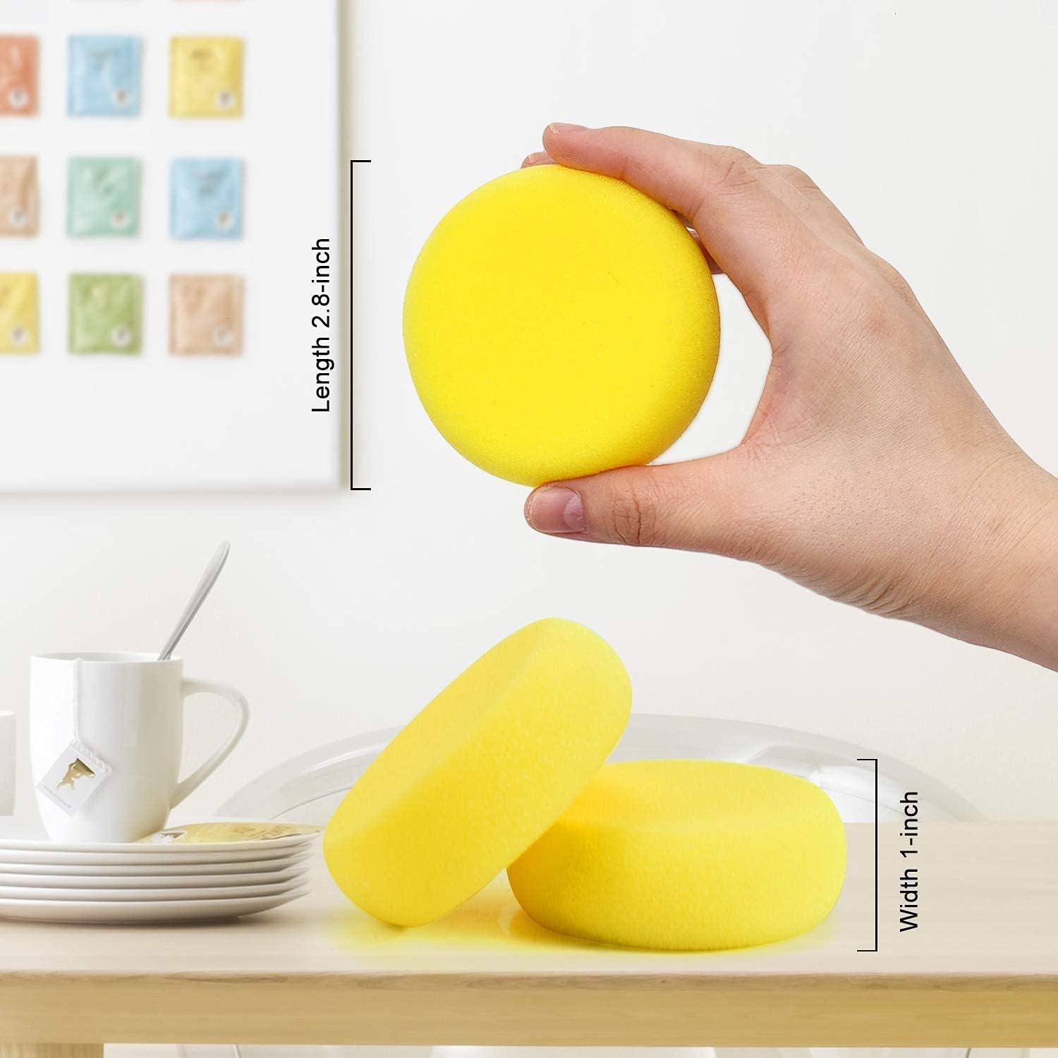 YoleShy 25 Pcs Painting Sponge Set - 2.8 Inch Artist Sponges for ...