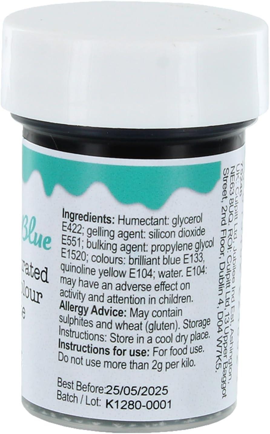 Light Blue Concentrated Food Colouring Paste - 25g | Vibrant Edible ...