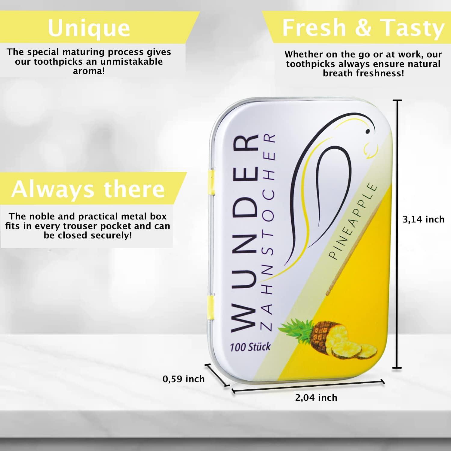 Wonder Toothpick - Flavoured Chewing Gum Toothpicks for Fresh Breath ...