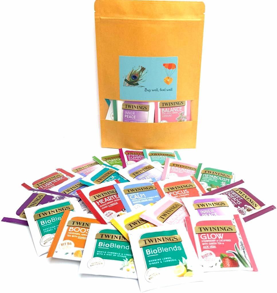 Twinings Superblends Tea Fruit Herbal Tea Selection Gift Set 23 Mixed ...