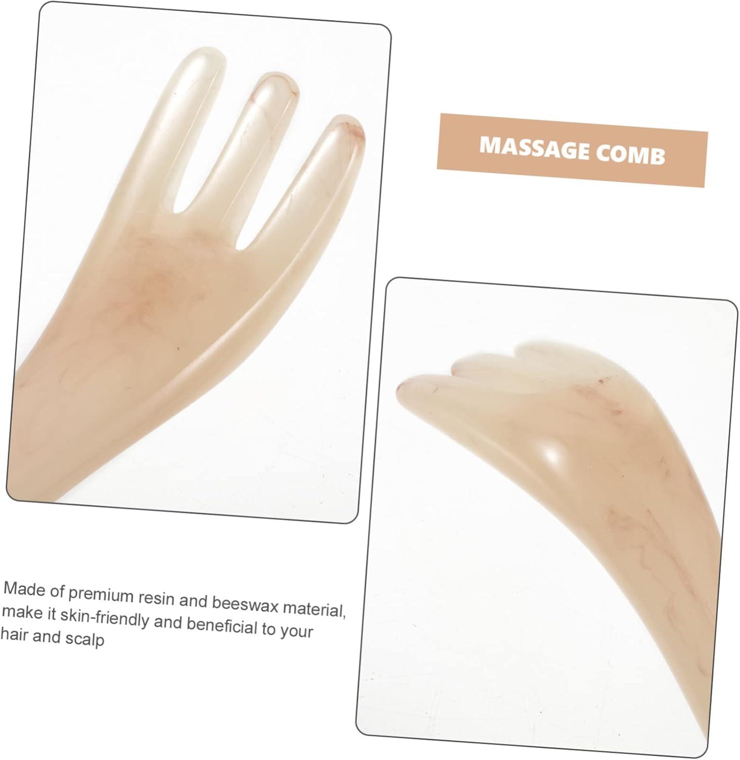 Coolhiya Kratzkamm Head Massager - Wide Tooth Scalp Comb for Headaches ...