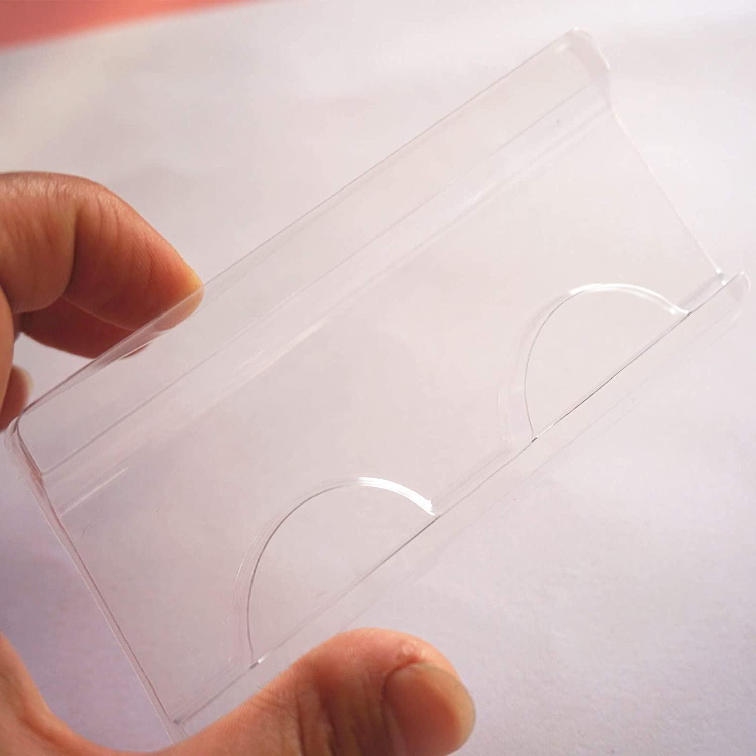 100pcs Transparent Empty Eyelash Trays Holder - Plastic Packaging Box ...