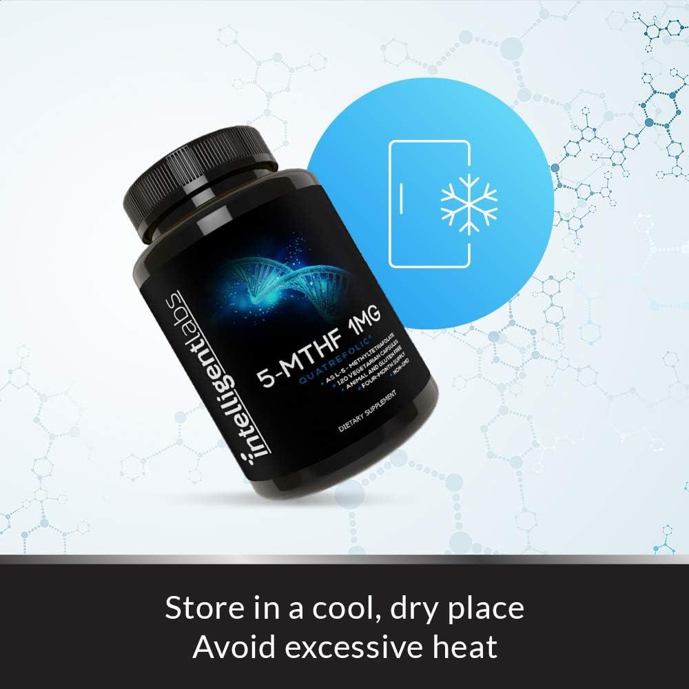 Intelligent Labs 1MG 5-MTHF Methylfolate 120 Capsules - 4 Months Supply | Buy Now with Express ...