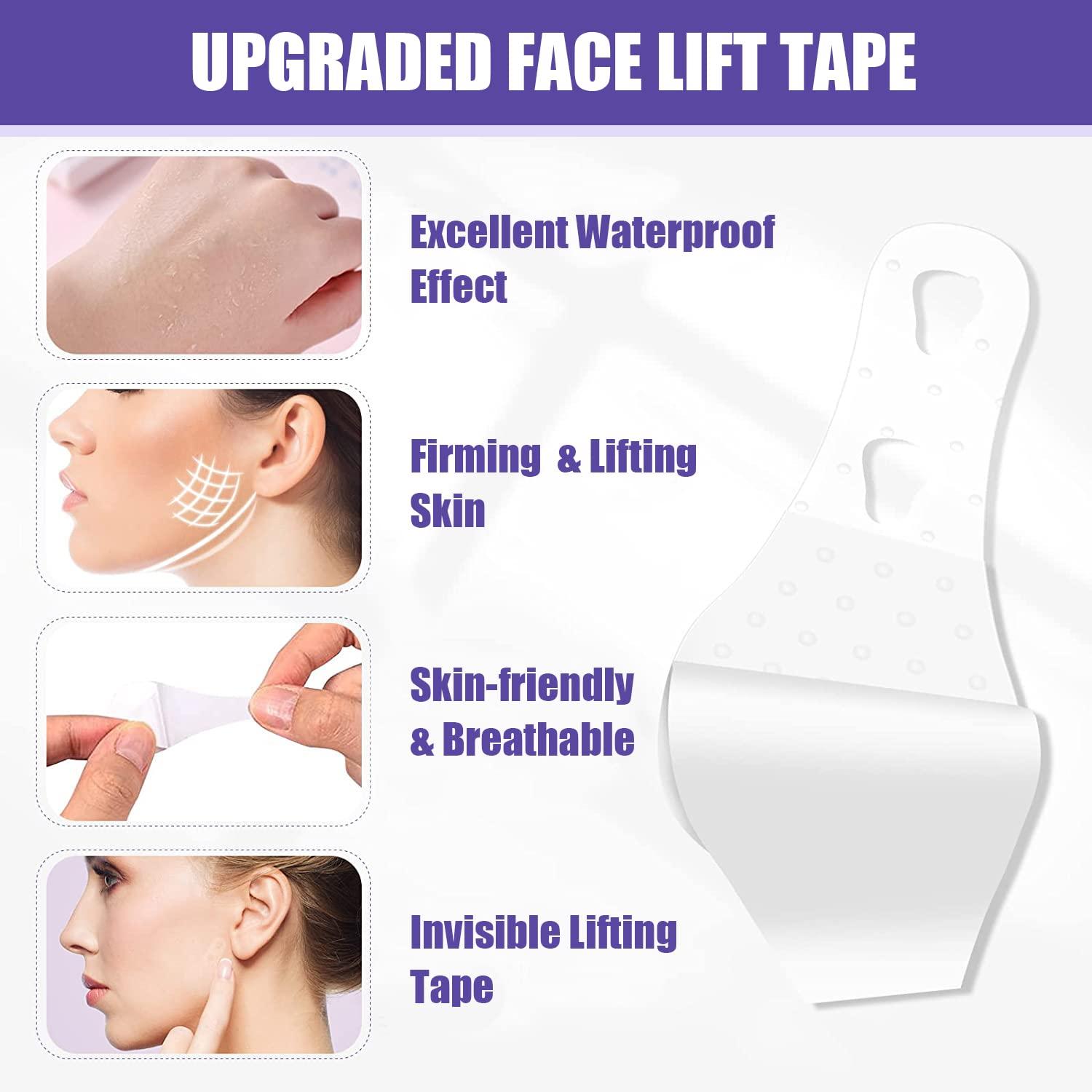Oh K! Face Lift Tape 60 Pack - Waterproof Face Lift Stickers for ...