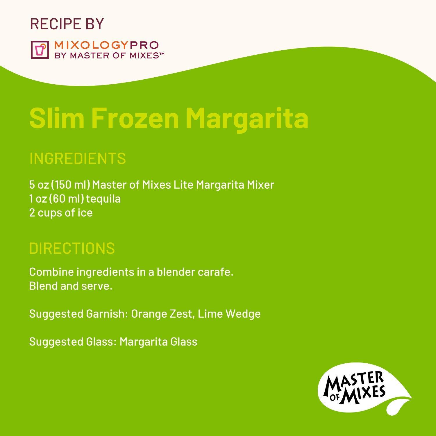 Master of Mixes Margarita Lite Drink Mix 1 Liter - Ready To Use ...