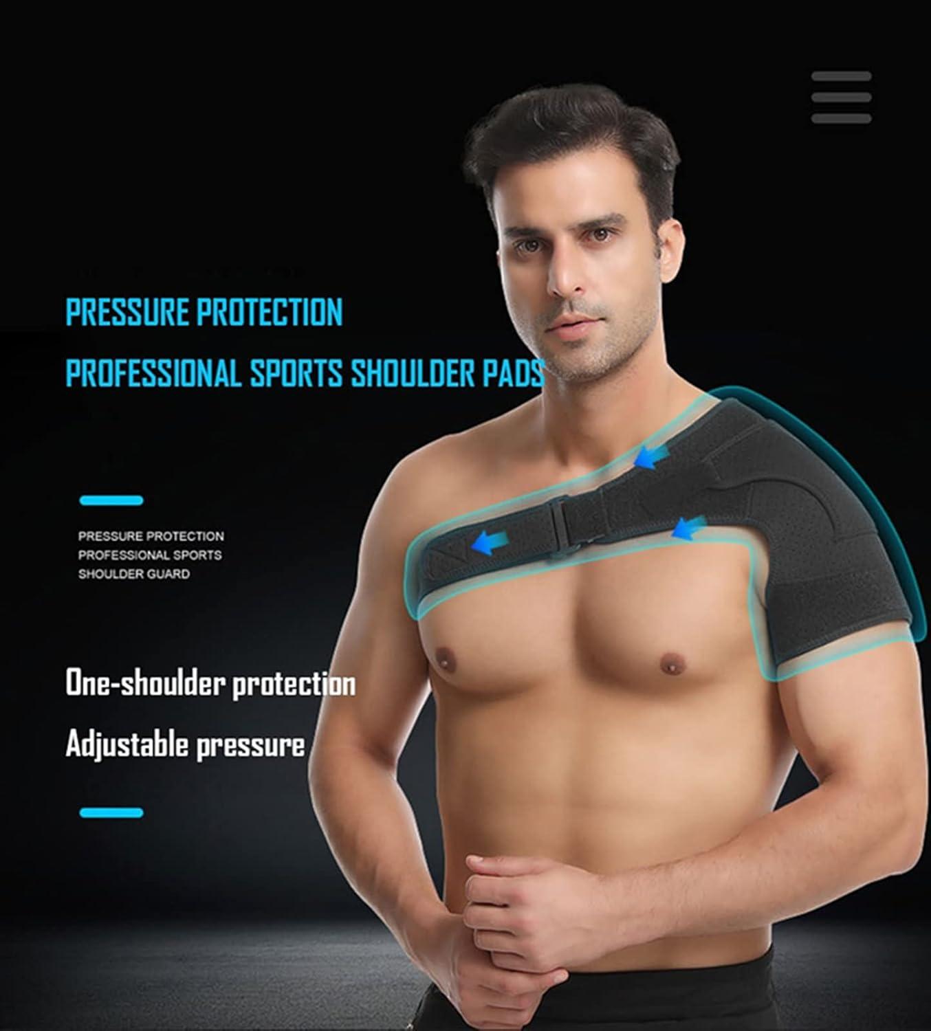 Shoulder Brace for Men - Left & Right Arm Pain Relief Sleeve for Torn ...