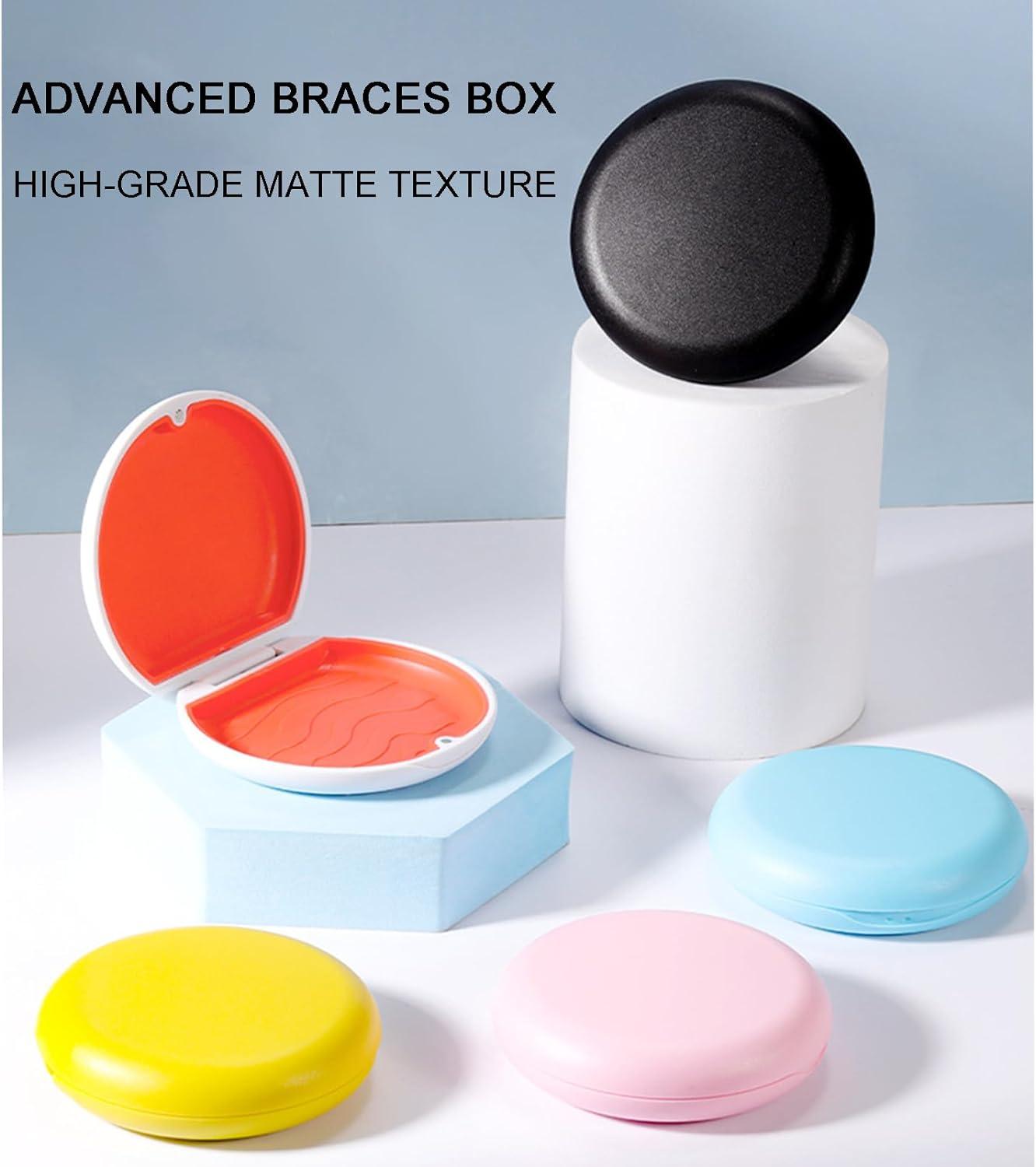 Retainer case Blue Slim Orthodontic Dental Case w/Magnetic Suitable for ...