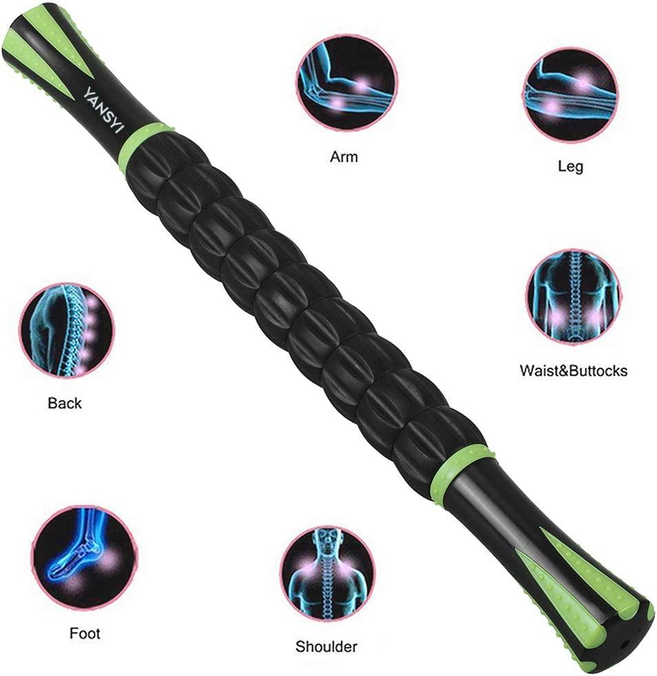 Yansyi Muscle Roller Stick for Athletes - Body Massage Roller Stick for ...