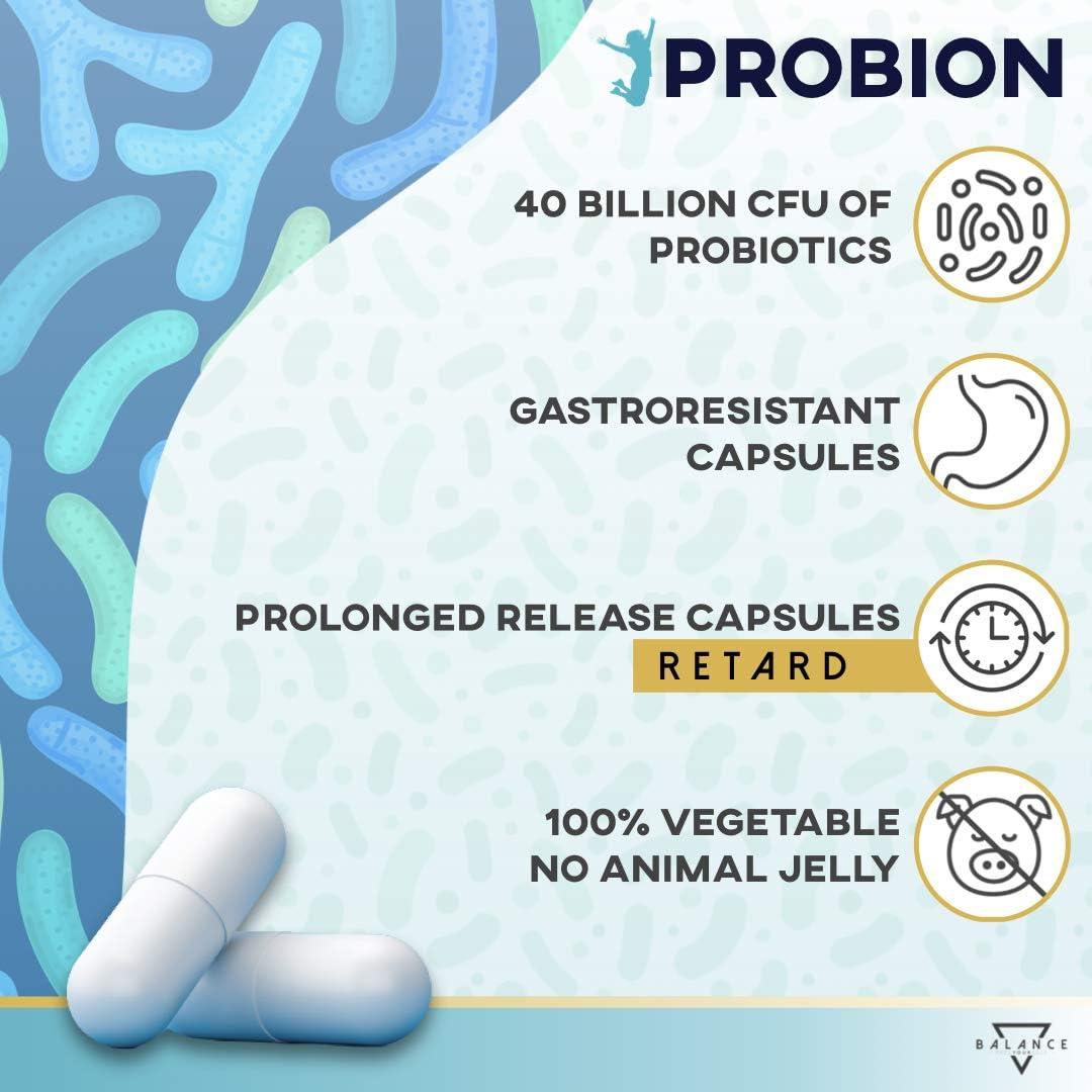 Buy Probion Probiotic Capsules - 40 Billion CFU | Intestinal Health ...