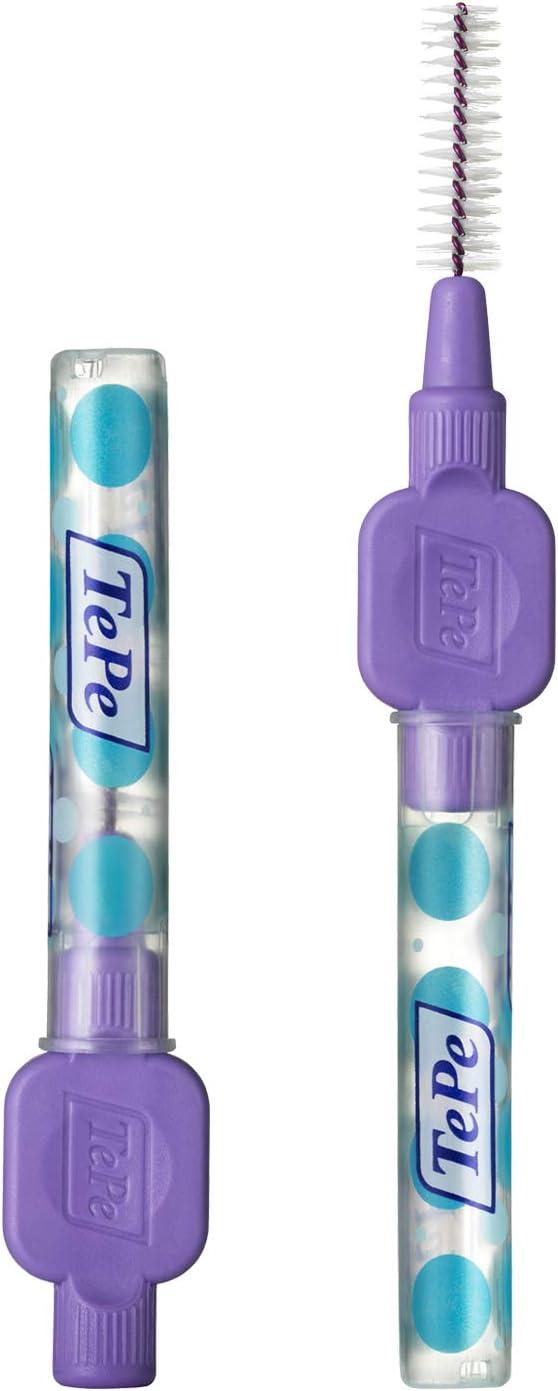 TEPE 1.1mm Size 6 Interdental Brush 8 Count - Violet | Pack of 1 | Buy ...
