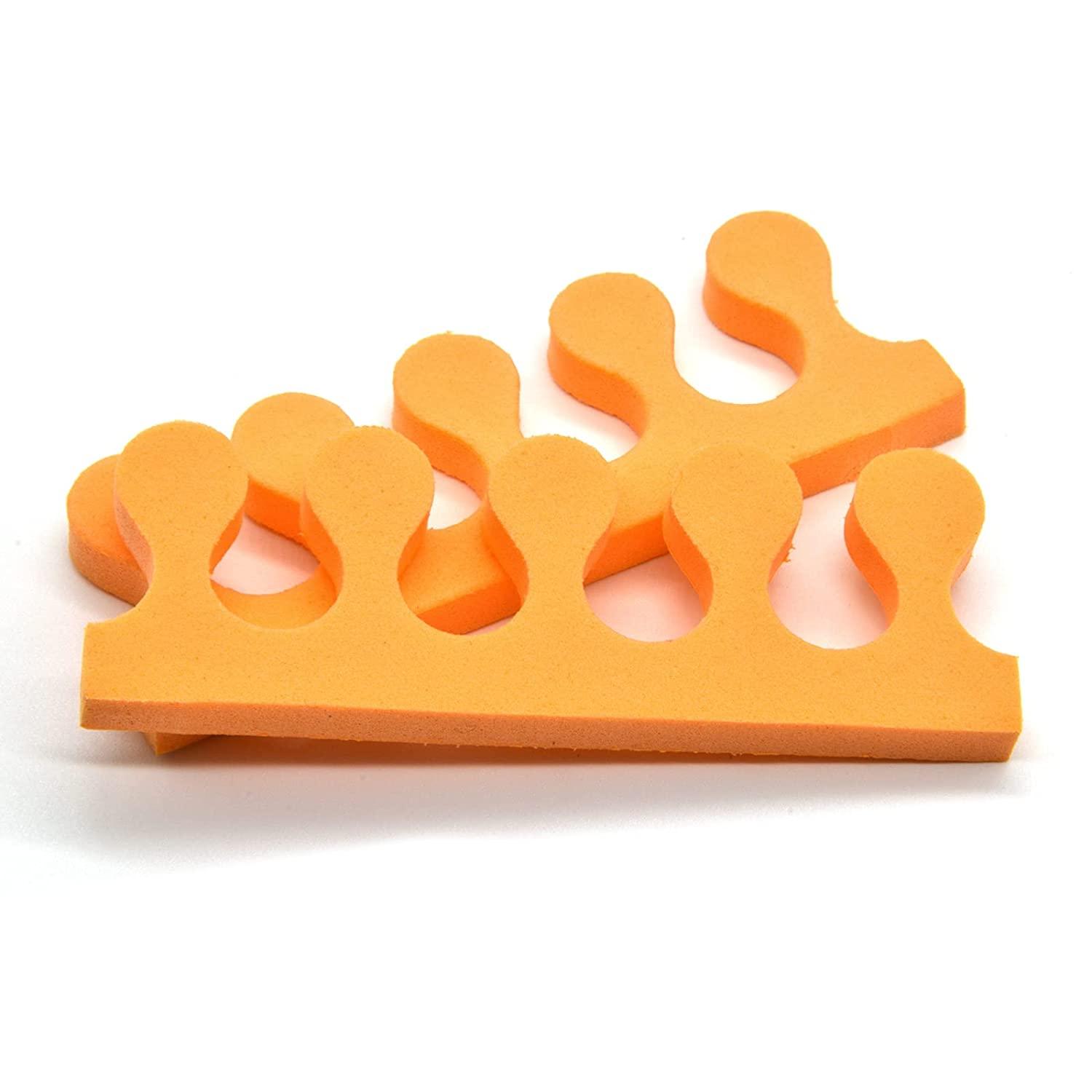PrettyClaw Foam Toe Separators - 24 Pieces - Nail Polish Toe Spacers in ...