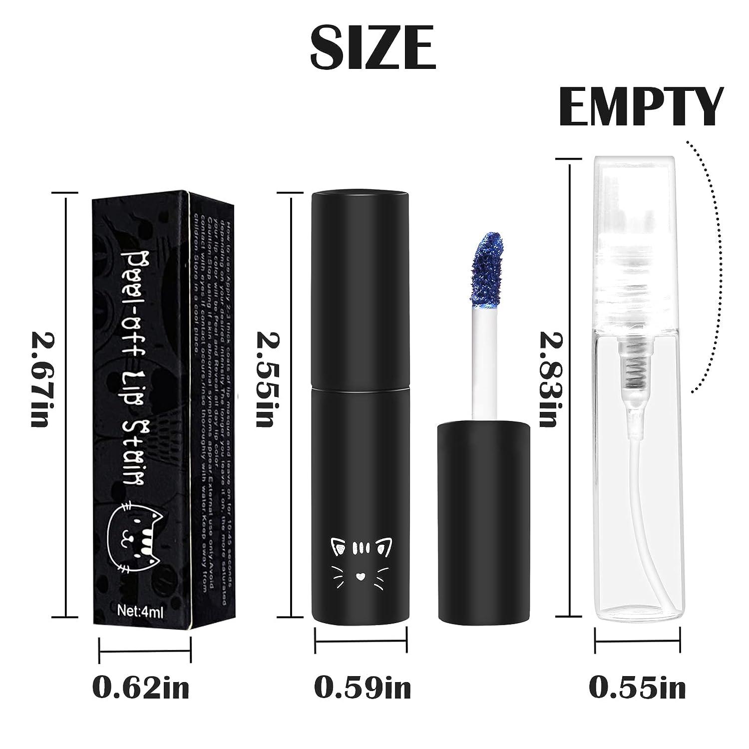DAGEDA 5 Colors Lip Stain Set - Long Lasting Waterproof Liquid Lipstick ...