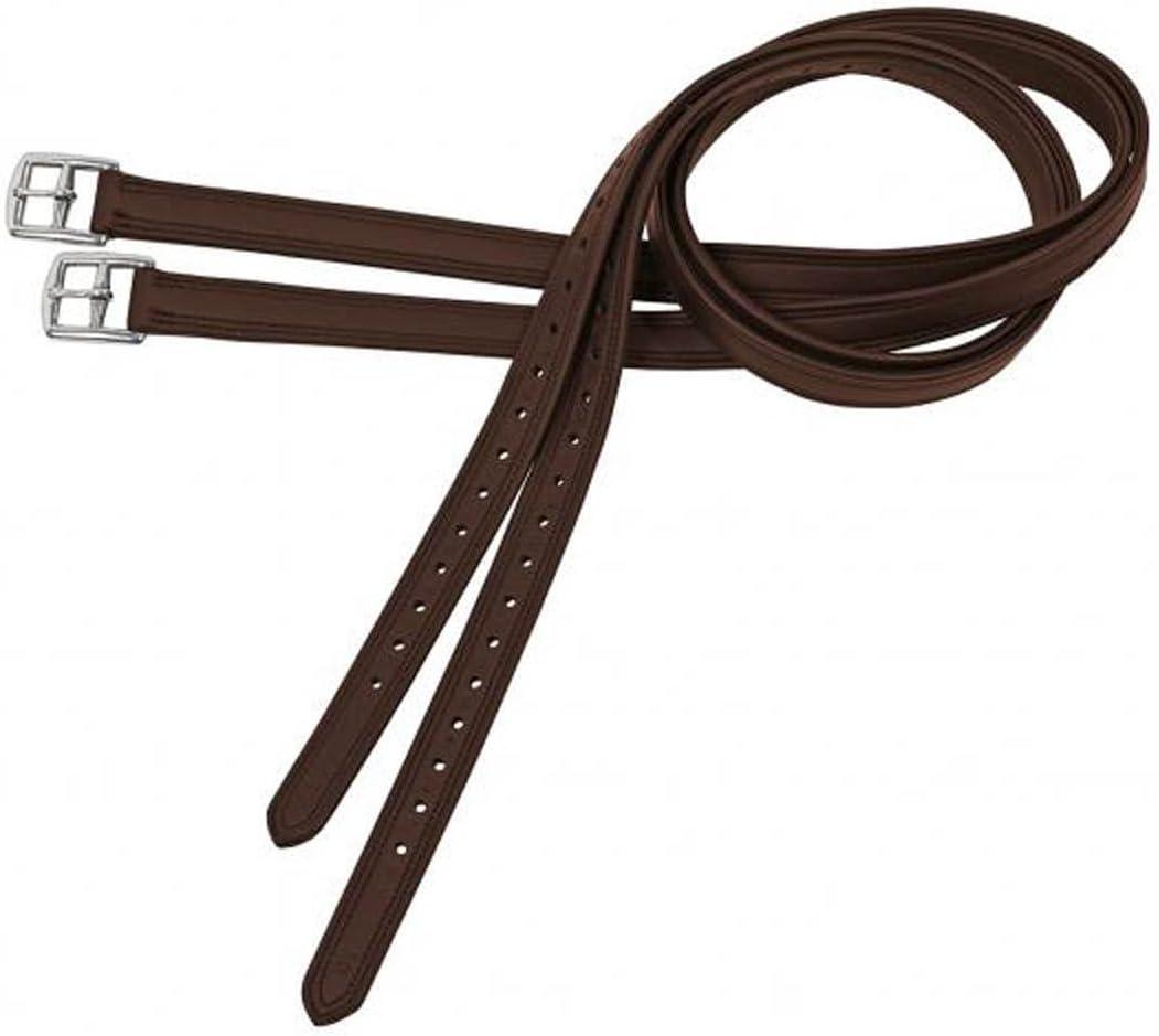 Buy Solibel BUSSE Stirrup Leathers - Soft-Curved Dark Brown 140 cm ...