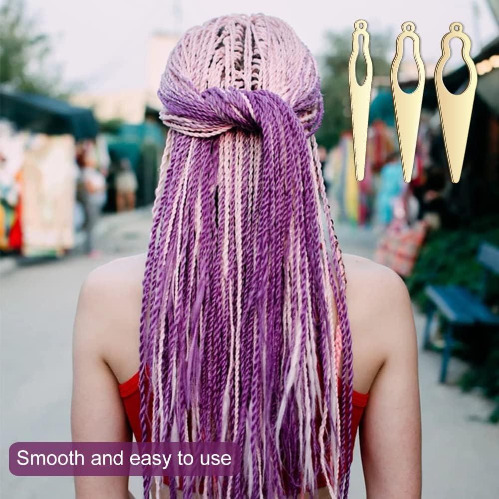 5 Pieces Dreadlock Easy Loc Hair Tool for Dreadlocks Interlocking Tool ...